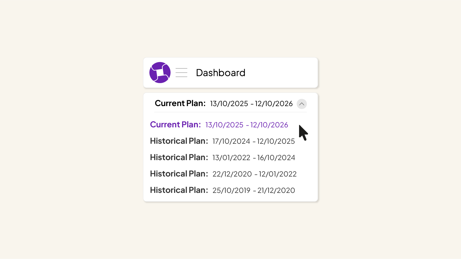 Introducing ‘Plan History’